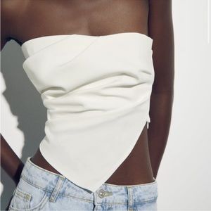 Zara | Tops | Nwt Zara Elegant Tube Top | Poshmark
